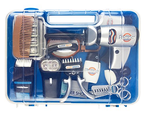Fashion Barber Pretend Play Tool Kit, Hair Stylist Salon Playset for ...