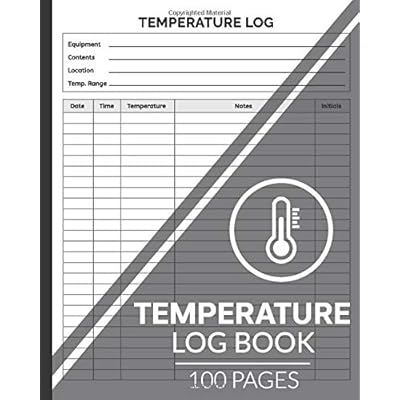 Temperature Log Book: Medical Log Book, Food Nepal | Ubuy