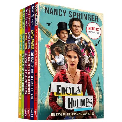Enola Holmes Mystery Series 6 Books Collection Set by Nancy Springer ...