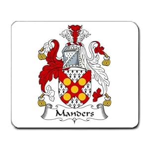 Amazon.com : Manders Family Crest Coat of Arms Mouse Pad : Office Products