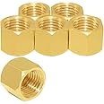 Amazon.com: Joywayus 1/16" NPT Female Pipe Caps Outer Hex Thread Socket Plug Brass Fitting (Pack ...