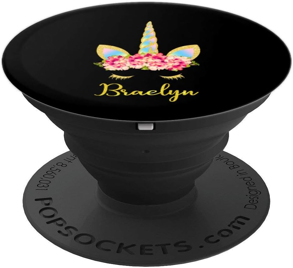 Amazon.com: BRAELYN Personalized Pop Socket Custom Popsocket for Girls ...