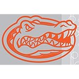 Amazon.com: Florida Gators WHITE CUT VINYL GATOR HEAD LOGO 12" Vinyl ...