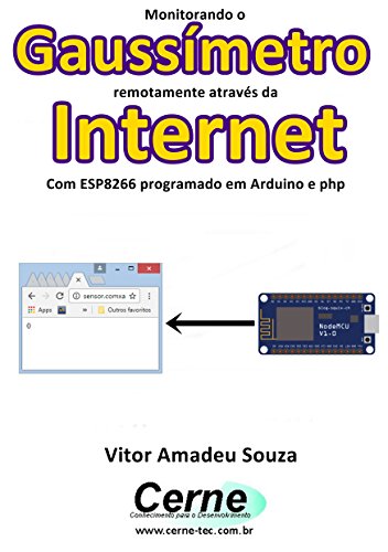 Monitorando um Gaussímetro remotamente através da Internet Com ESP8266 programado em Arduino e ...