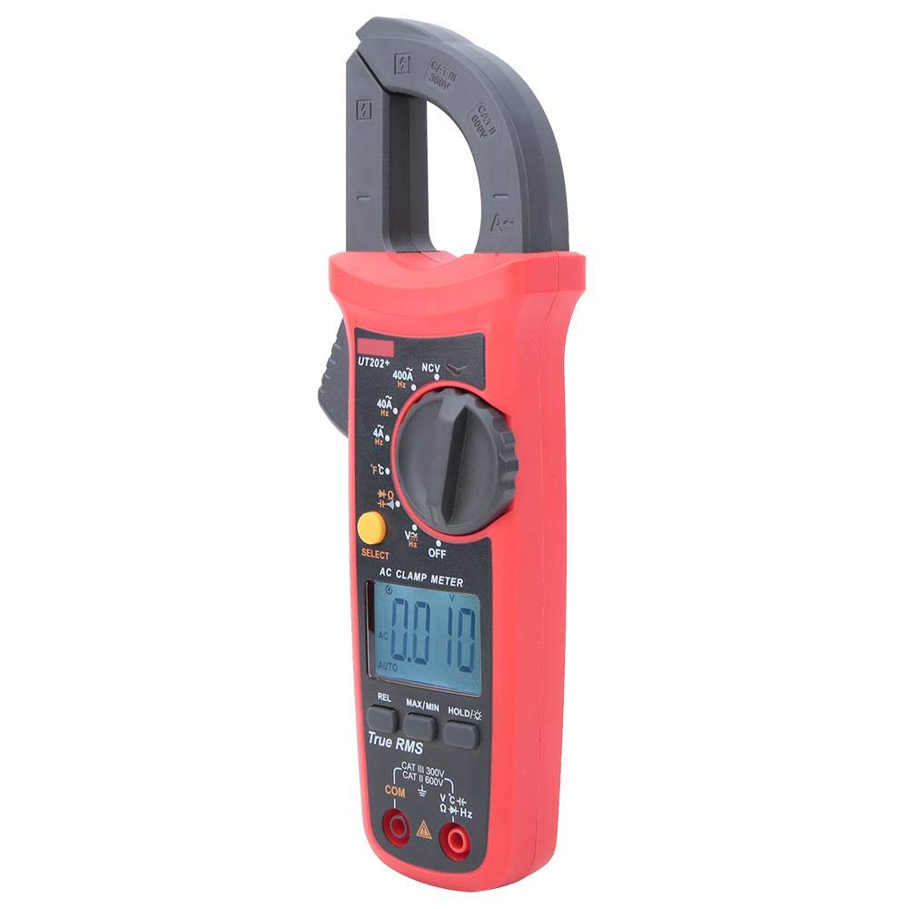 Portable Hand Held Automatic Range True RMS Voltage Amp Ohm Clamp Meter ...