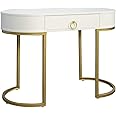Amazon.com: Nathan James Leighton Small Oval Glam Brass Accents, Vanity ...