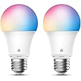 Kasa Smart Light Bulbs, Full Colour Changing Dimmable Smart WiFi Bulbs ...
