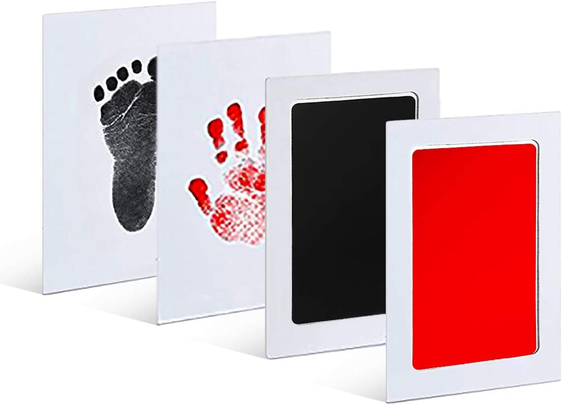 LQRLY [2 Pack] Baby Handprint and Footprint Kit Newborn Baby Footprint ...