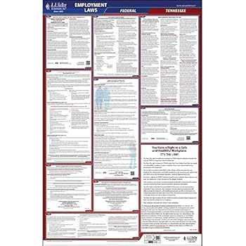 Amazon.com : 2020 Tennessee & Federal Labor Law 2-Poster Set, OSHA ...
