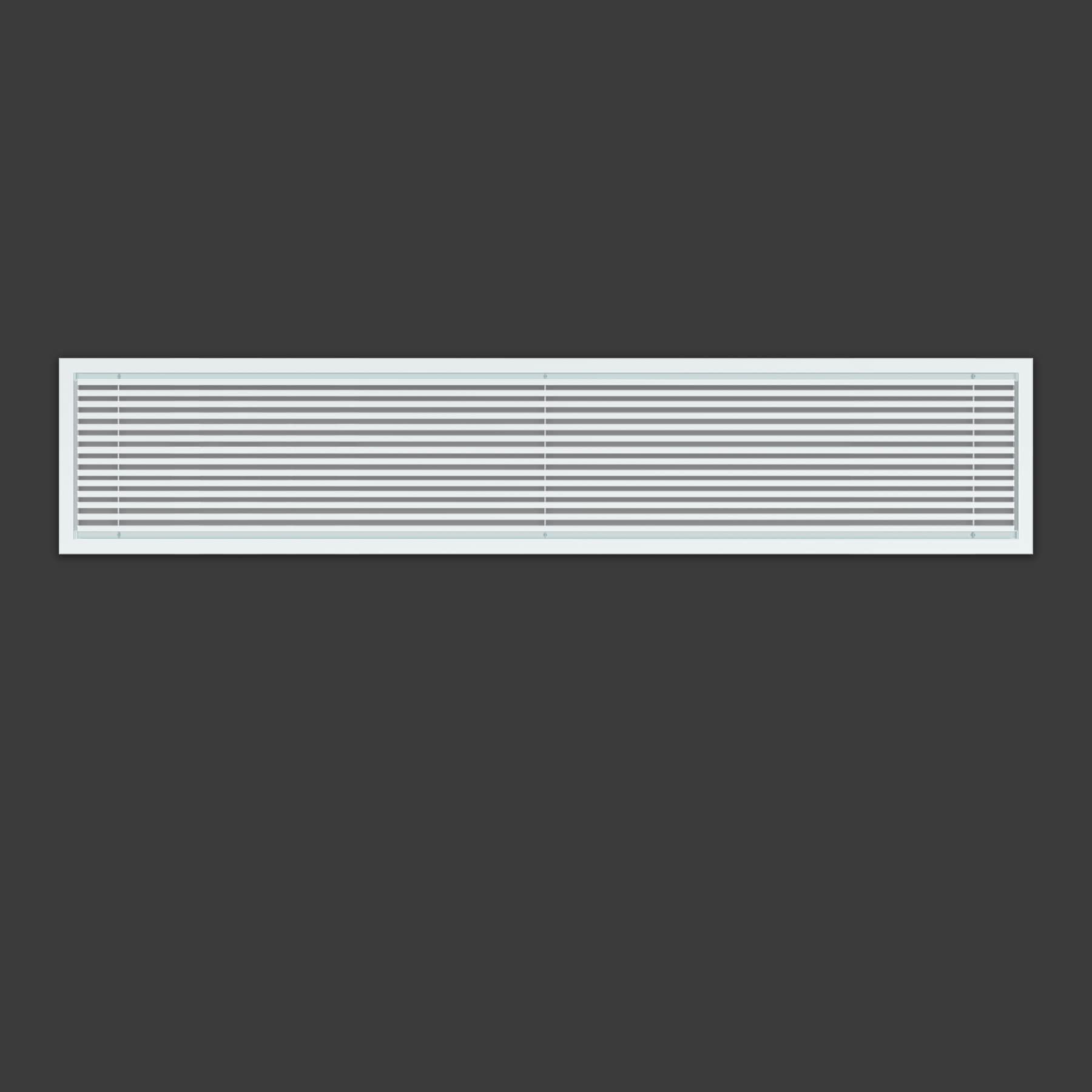 Powrocket Linear Bar Air Grille 40" X 8", Aluminum Air Supply/Return ...