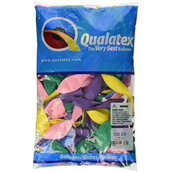 Amazon.com: Qualatex Latex Balloons 43763.0 Pastel Assortment, 11 ...