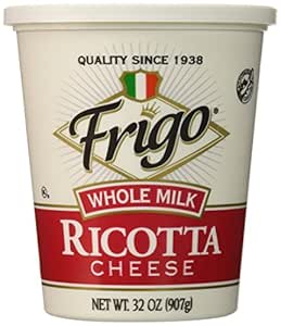 Amazon.com: Frigo, Whole Milk Ricotta Cheese, 32.0 oz : Grocery ...