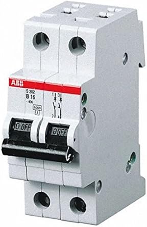 ABB S202 C32 INTERRUTTORE AUTOMATICO 6KA 2P, White: Amazon.it: Illuminazione