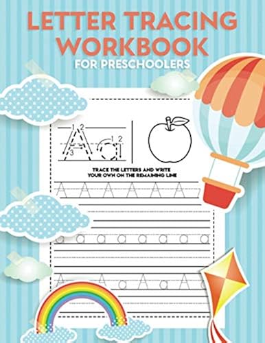 Letter Tracing Workbook for Preschoolers: Letter Tracing Books ...