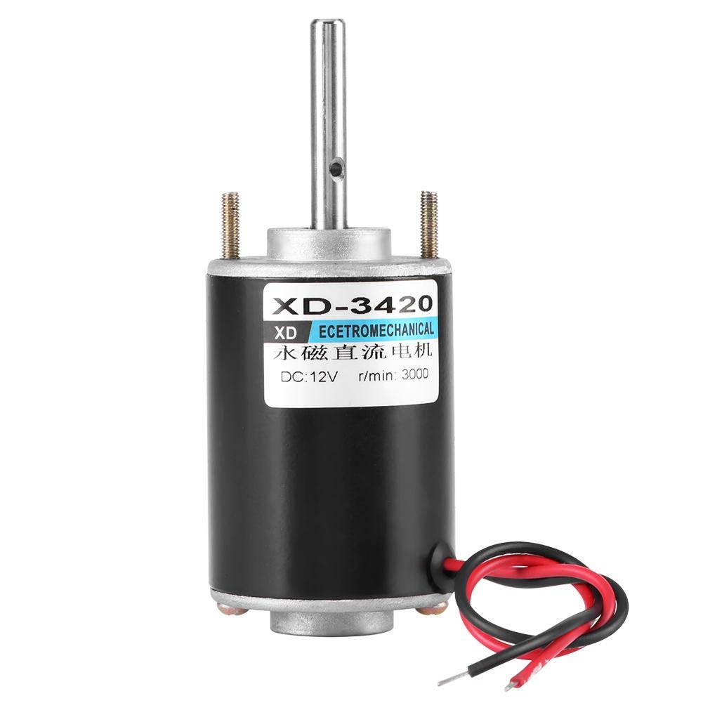 Amazon.com: DC Electric Motor, Brush DC Motor 43mm/1.7inch XD-3420 30W ...