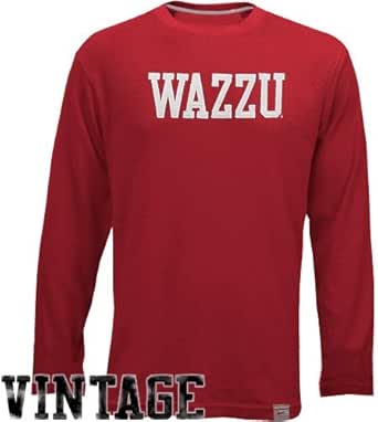 Amazon.com: Washington State Cougars Vault Long Sleeve Thermal Top ...