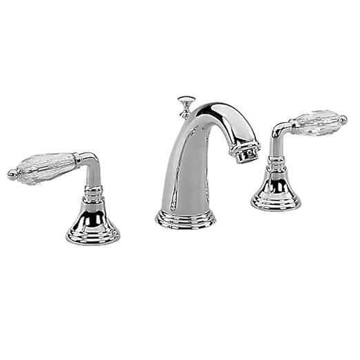 Jado 853/868/100 Classic Widespread Lavatory Faucet, Crystal Levers ...