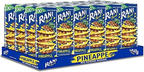 Rani Float Pineapple, No Added Sugar, 100% Fruit Juice, 240ml (Pack of ...