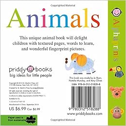 Little Alphaprints: Animals: Roger Priddy: 9780312518288: Amazon.com: Books