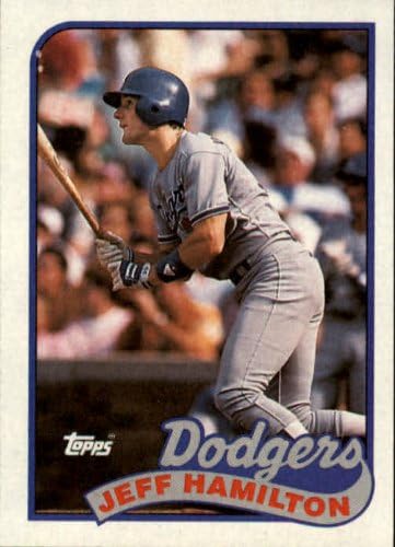 Amazon.com: 1989 Topps Baseball Card #736 Jeff Hamilton: Collectibles ...