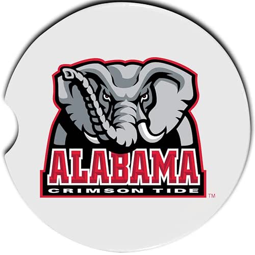 Amazon.com: Alabama Roll Tide, Car Coasters, University Of Alabama Car ...