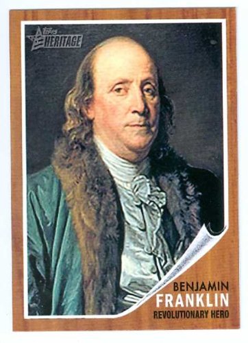 Amazon.com: Benjamin Franklin trading card 2009 Topps Heritage #31 ...