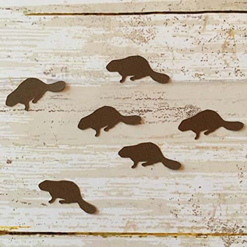 Amazon.com: Beaver Confetti, Beaver Decorations, Rustic Party Supplies ...