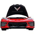 Amazon.com: C8 Corvette Trunk Crossed Flag Metal Underhood Frunk Emblem ...