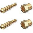 Amazon.com: Argon Nut & Nipple x 3/16" Hose Barb, Mig Tig Welding ...