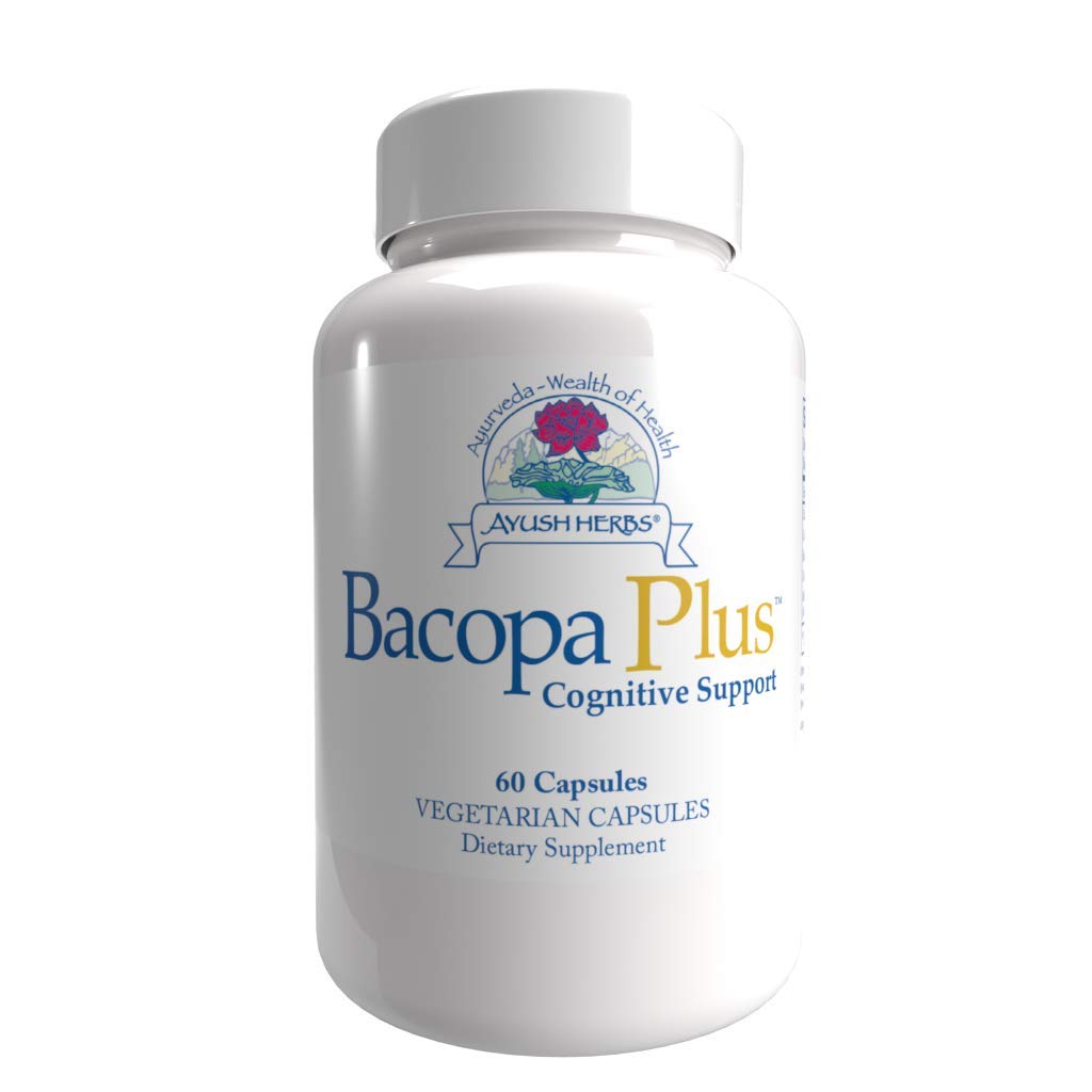 Ayush Herbs Bacopa Plus, Herbal Ginkgo Biloba Suppleme...B0012ZY4S6 ...