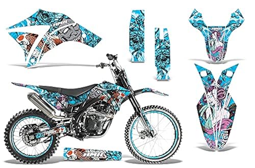 AMR Racing MX Dirt Bike Graphics kit with Number Plate and Rim Trim ...