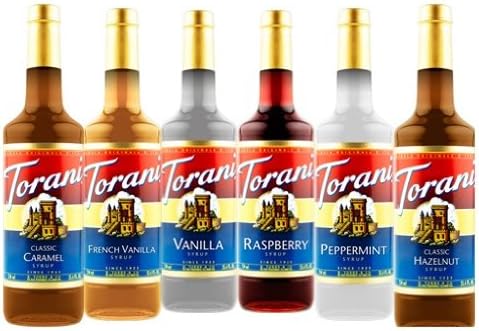 Torani Syrup Variety Pack, 25.4 Fl Oz (Pack of 6) | Pricepulse