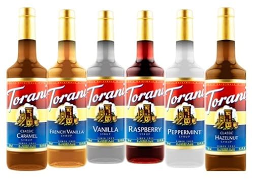 Torani Syrup Variety Pack, 25.4 Fl Oz (Pack of 6) in Kuwait | Whizz Syrups