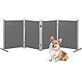 Amazon.com: RANTILA 4 Panel Indoor Foldable Dog Fence Freestanding Dog Gate for Stairs, Hallways ...