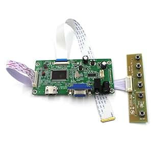 Amazon.com: HDMI+VGA Input Controller Board Kit LCD Driver Board For B156HAN01.1 LP156WF4 11.6 ...