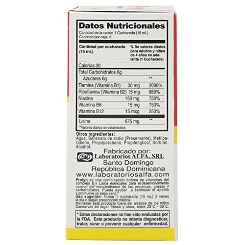 Prolyn Jarabe Adultos / Syrup for Adults 4oz | Pricepulse