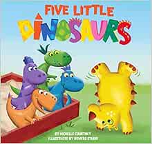 Five Little Dinosaurs - Padded Board Book - Counting - Friendship ...