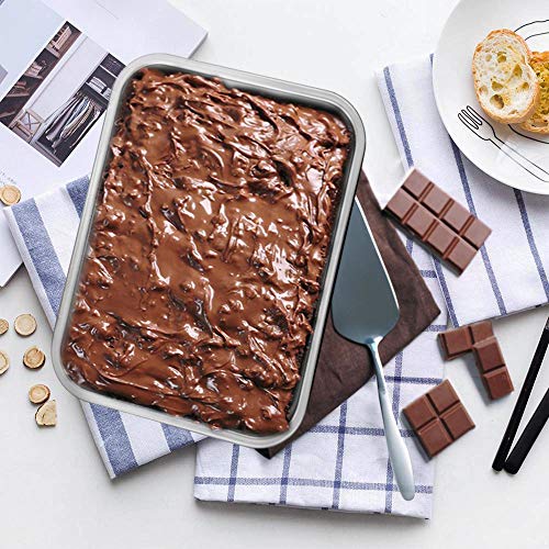 TeamFar Lasagna Pan, 2 PCS Brownie Pan Rectangular Cake Pan Deep ...