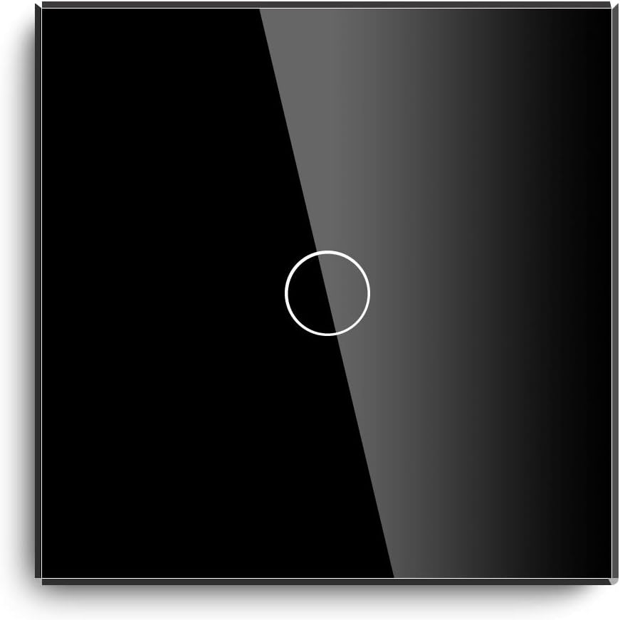 BSEED Touch Light Switch, Tempered Glass Panel with LED Indicator, 1 ...