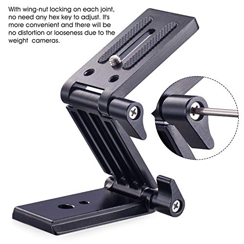 Universal Flex Tilt Head Z Mount Bracket Arca-Swiss Tripod Head Quick ...