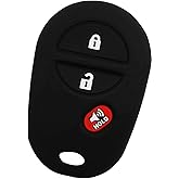 Amazon.com: KeyGuardz Keyless Entry Remote Car Smart Key Fob Shell ...