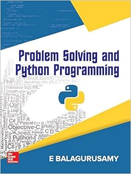 Buy Problem Solving and Python Programming Book Online at Low Prices in ...