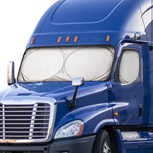 Semi-Truck Sun Shade for Windshield and Side Windows,Extra Large&240T ...