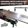 THE SMART CUT Aluminum Table Fence 18 ft with Universal Saw Attachment ...