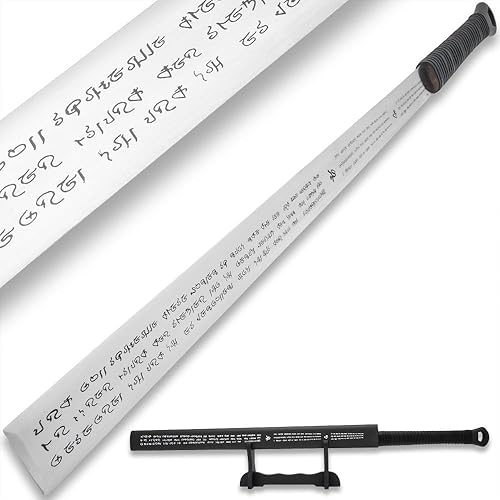 K EXCLUSIVE Full Tang Triple Edged Sword | Detailed Inscriptions ...
