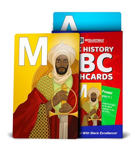 Mua Black History Flash Cards - 26 Pieces Double-Sided ABC Flashcards ...
