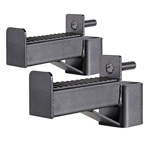 papababe Power Rack Steel J-Hooks, fit 2x2 inches Square Tubes Power ...