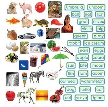 Abc Photo Phonics Felt Figures for Flannel Board - Want It All