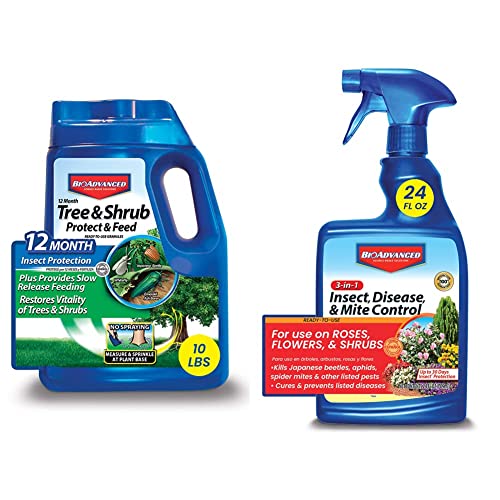 BioAdvanced 701910A 12-Month Tree and Shrub Protect and Feed Insect ...