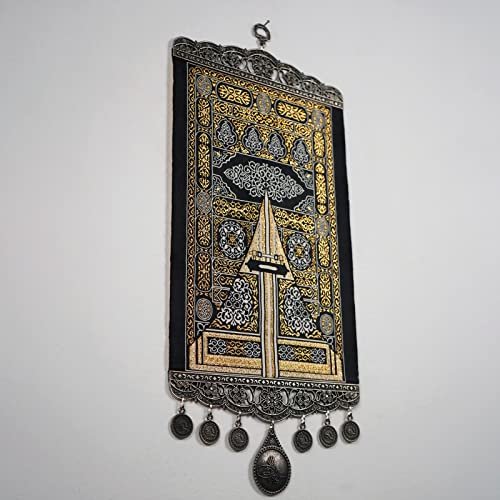 Kaaba Door Wall Decor, Decorative Wall Hanging Tapestry, Size: 17.32x7 ...